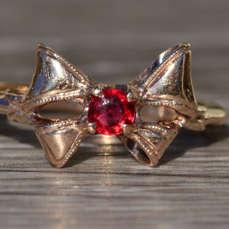 Bow Ring - Etsy