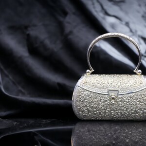 Vintage Solid Silver Handbag - Etsy