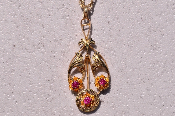 Antique La Valier Pendant - Gem