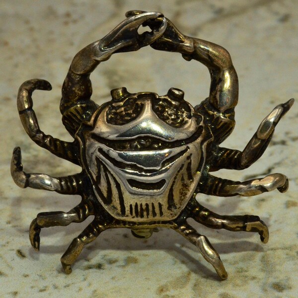 Crab Brooch - Etsy