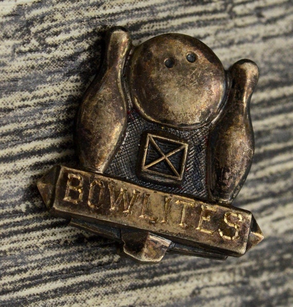 Vintage silver bowling pin - Gem