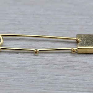 Ladies Vintage 14K Yellow Gold Diaper Pin Charm Holder or Pendant - Etsy