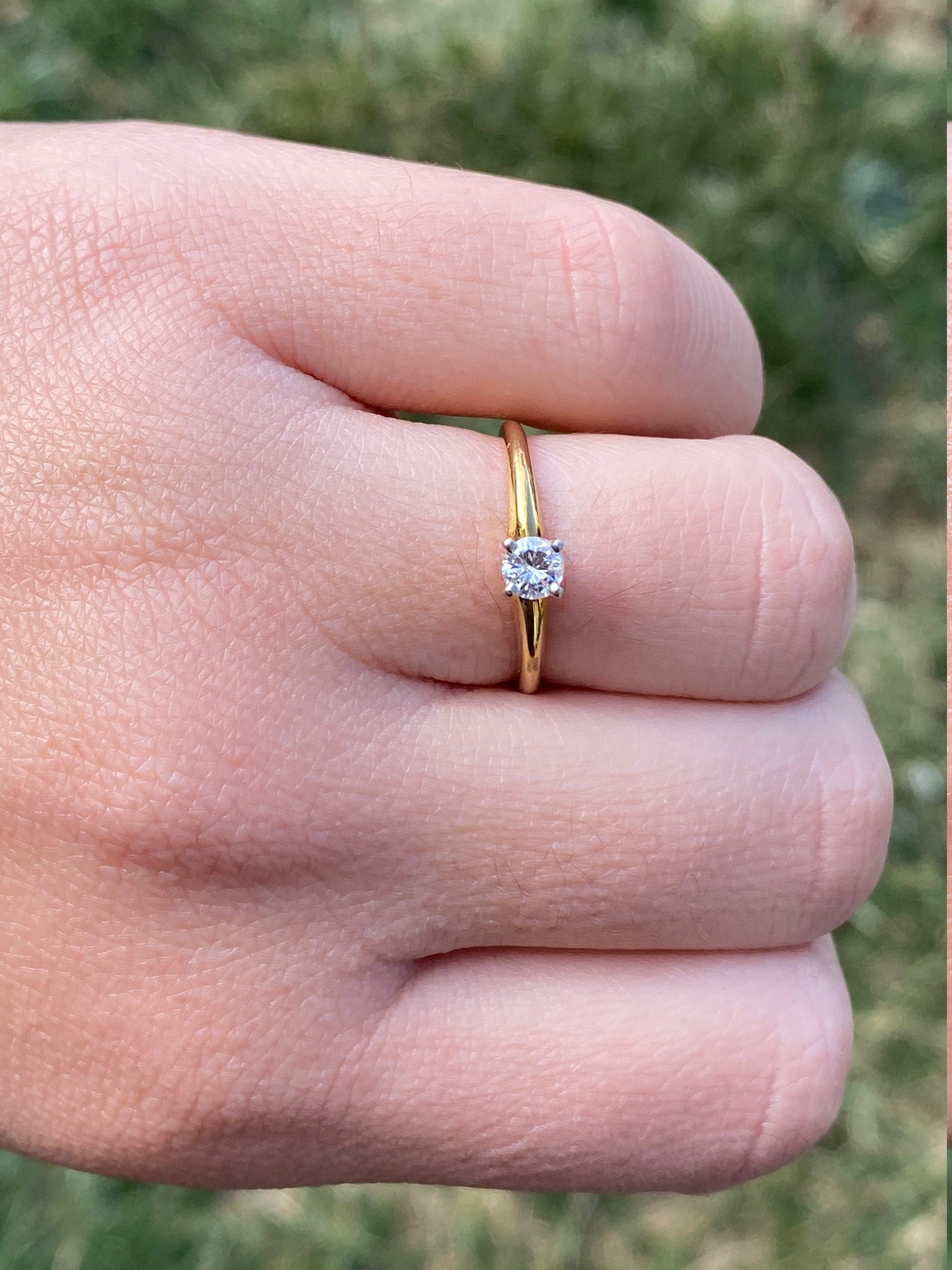 Ladies Vintage Signed Magic Glo Diamond Engagement Ring in 14K - Etsy