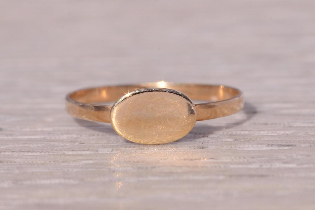 Yellow Gold Child's Ring - Etsy