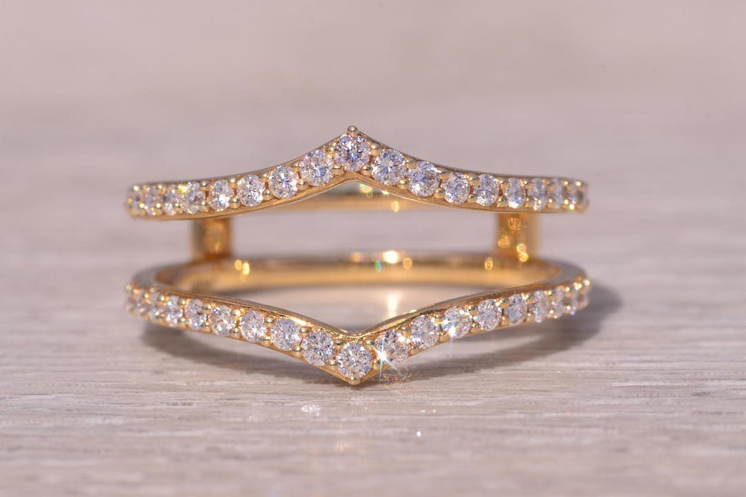 Diamond Ring Jacket in Yellow Gold - Etsy