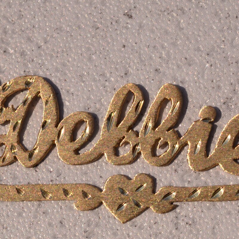 Nameplate Necklace - Etsy