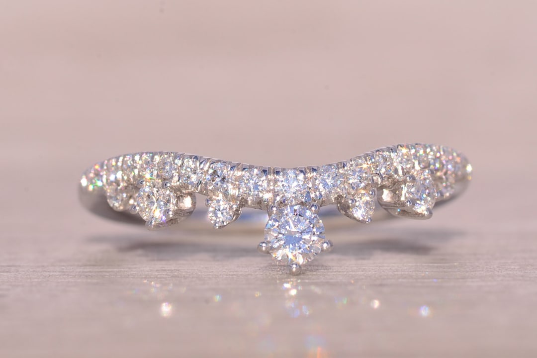 Gabriel and Company Signed Natural Diamond Ring in White Gold - Etsy