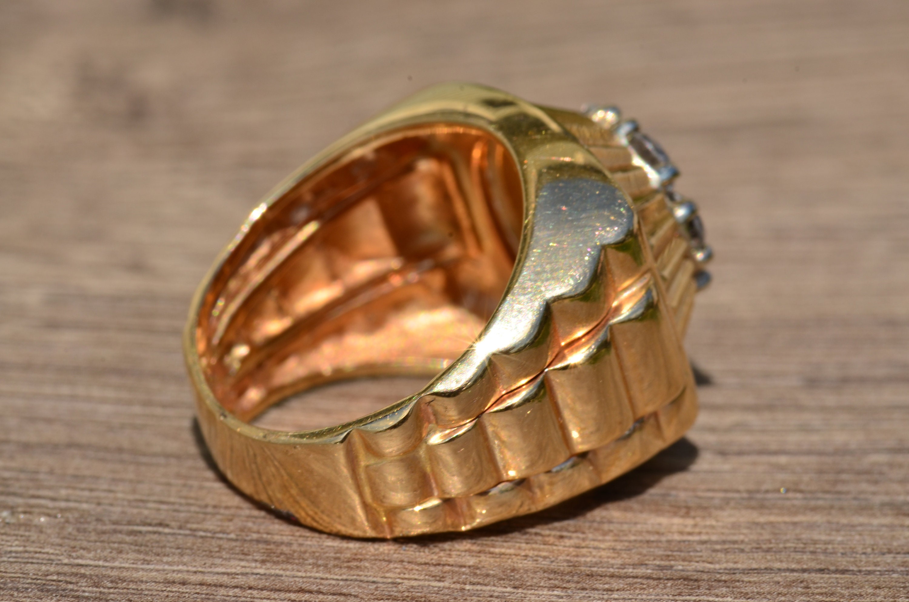 Gentleman's Diamond Pinky Ring - Etsy