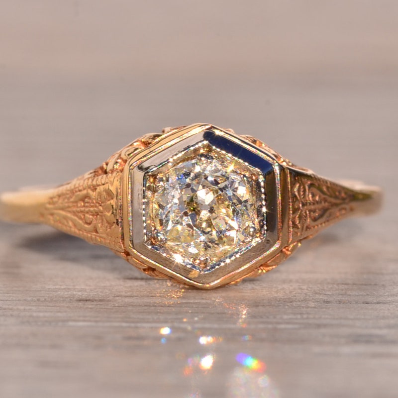 Antique Filigree Ring - Etsy