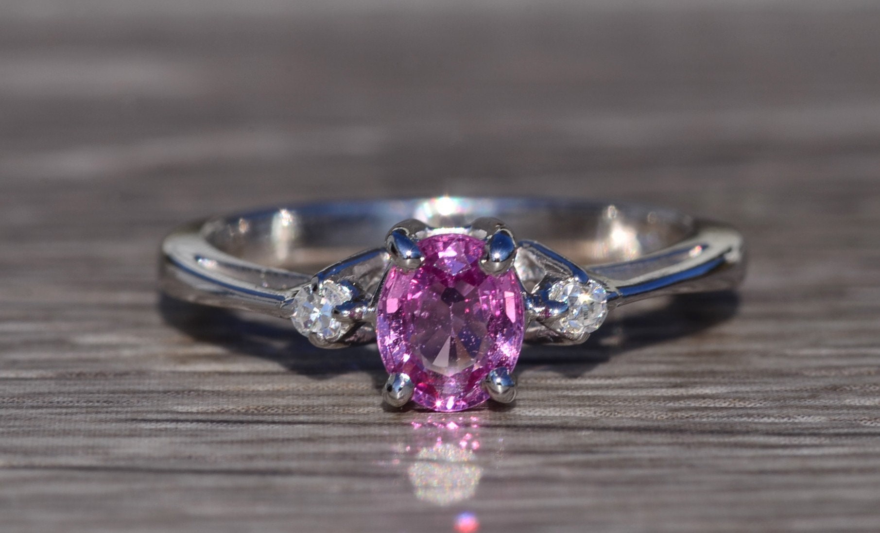 Ecksand pink sapphire ring store