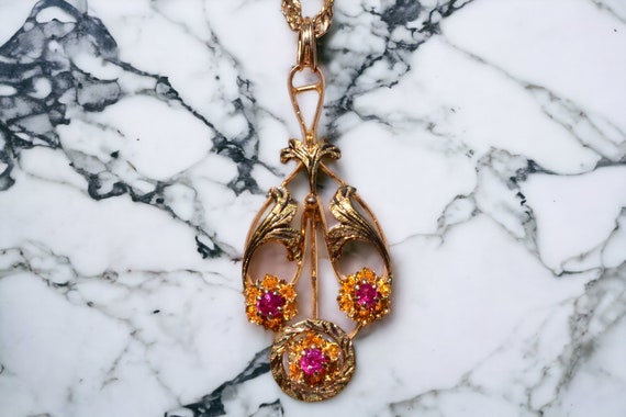 Antique La Valier Pendant - Gem