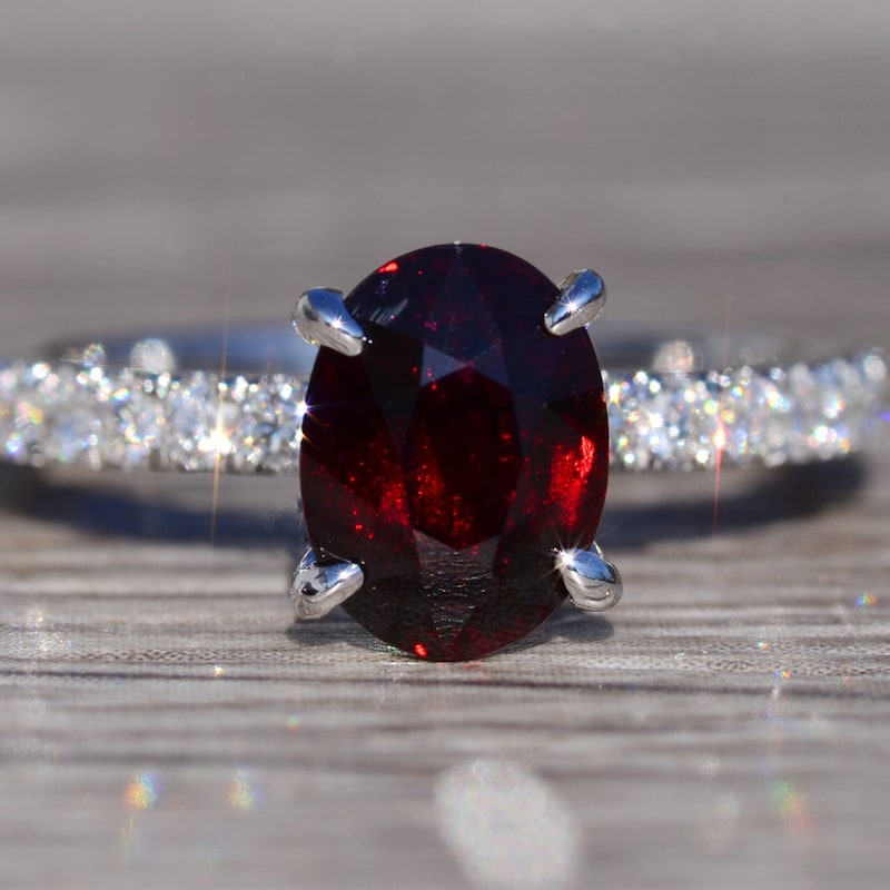 Natural Ruby Ring - Etsy