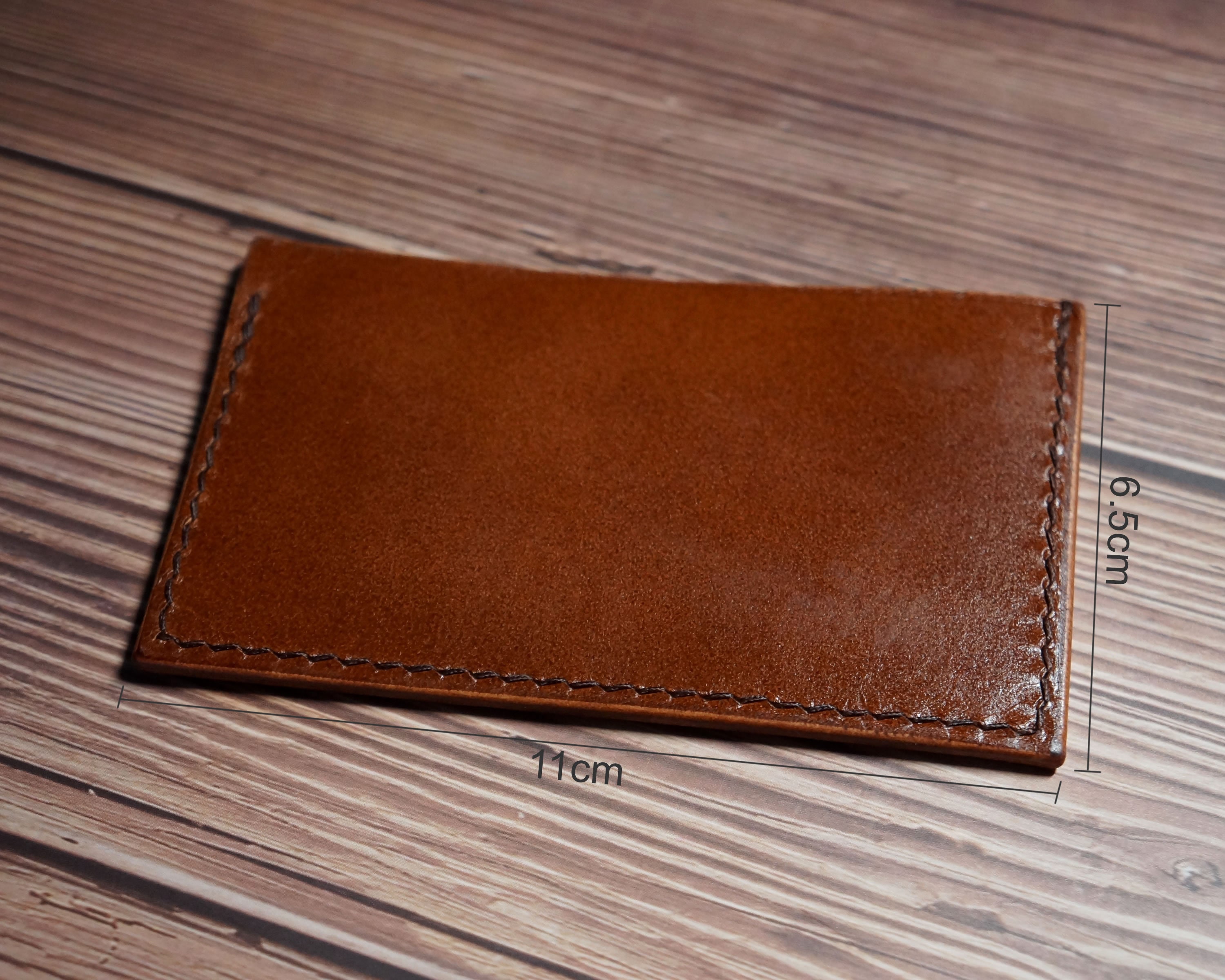 Leather Slim Front Pocket Minimalist Wallet Card Holder Case | Etsy