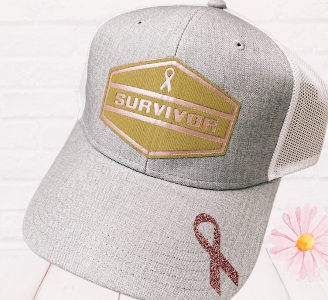 Breast Cancer Survivor Hat - Etsy