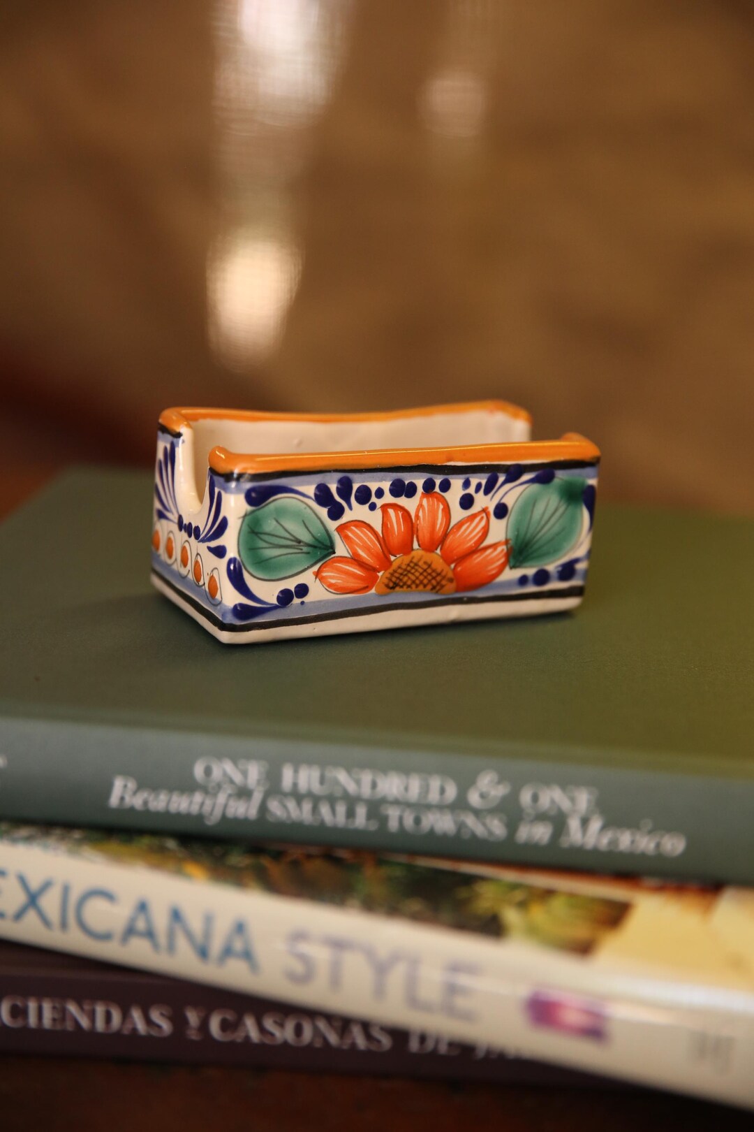 Talavera Mexican Ceramic Sugar Packet Dish - Etsy