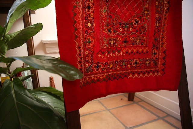 Bengali Hand Embroidered Tapestry kantha - Etsy