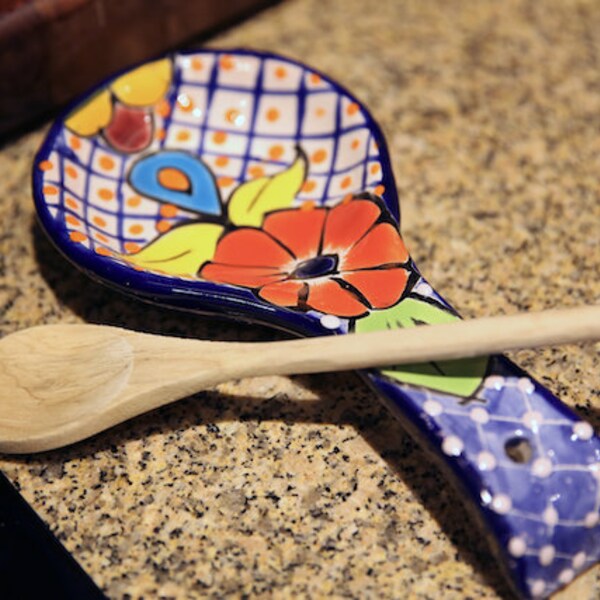 Talavera Spoon Rest - Etsy