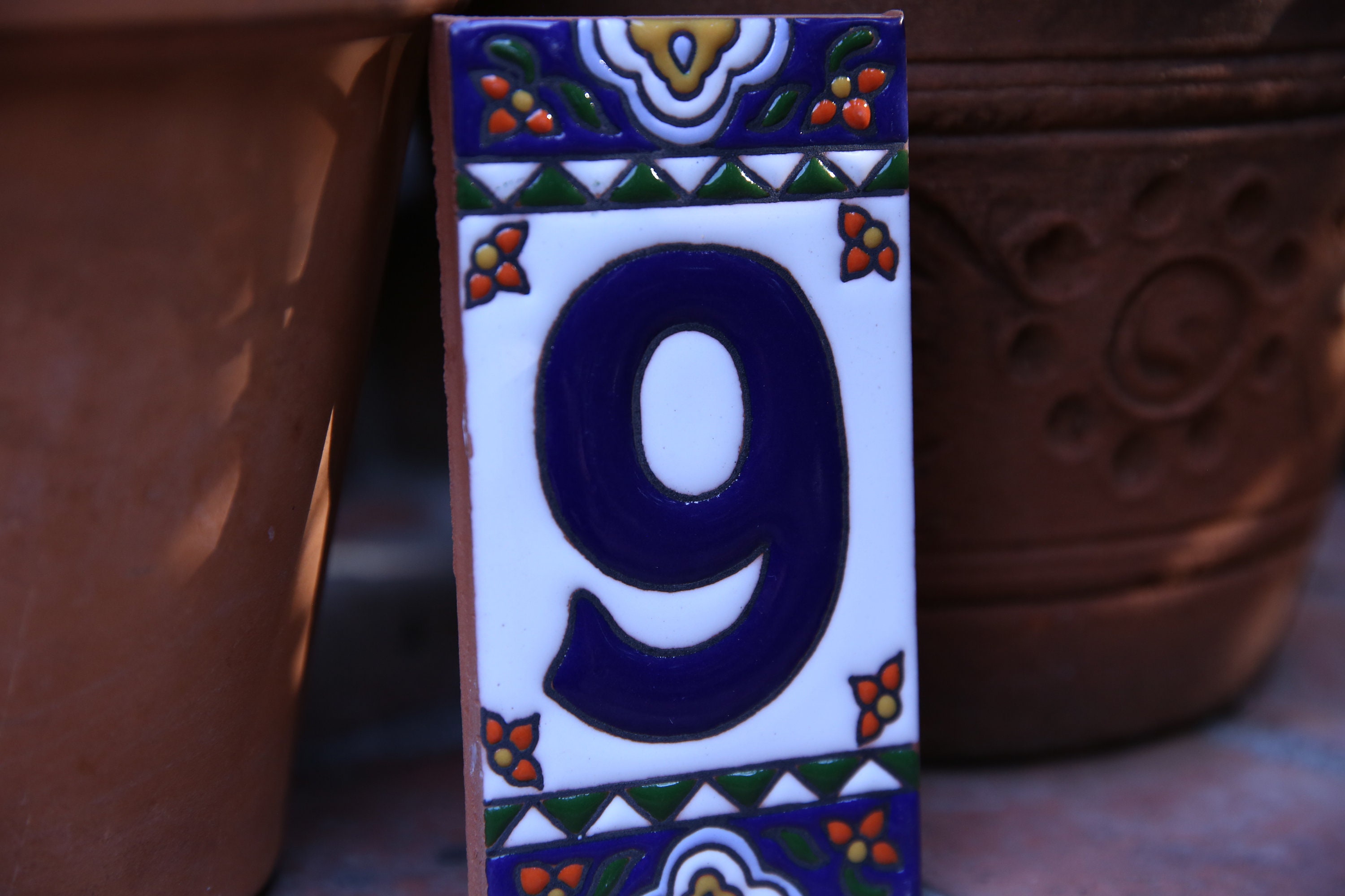 Talavera Mexican House Numbers - Etsy
