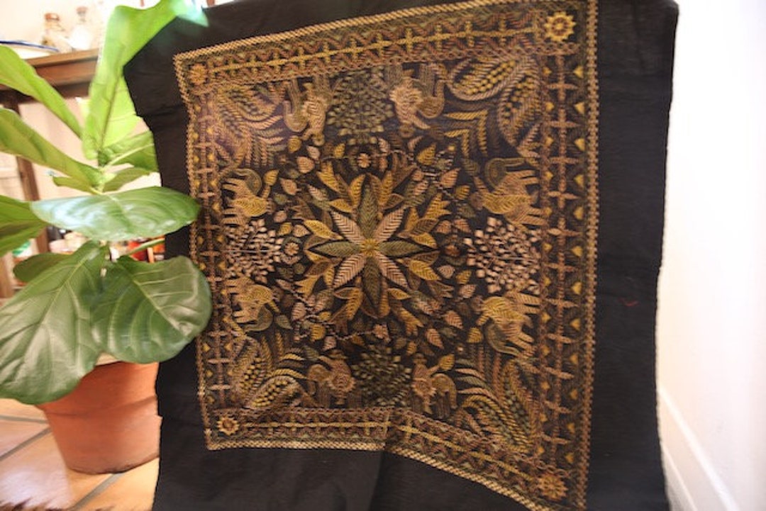 Bengali Hand Embroidered Tapestry "kantha" - Etsy