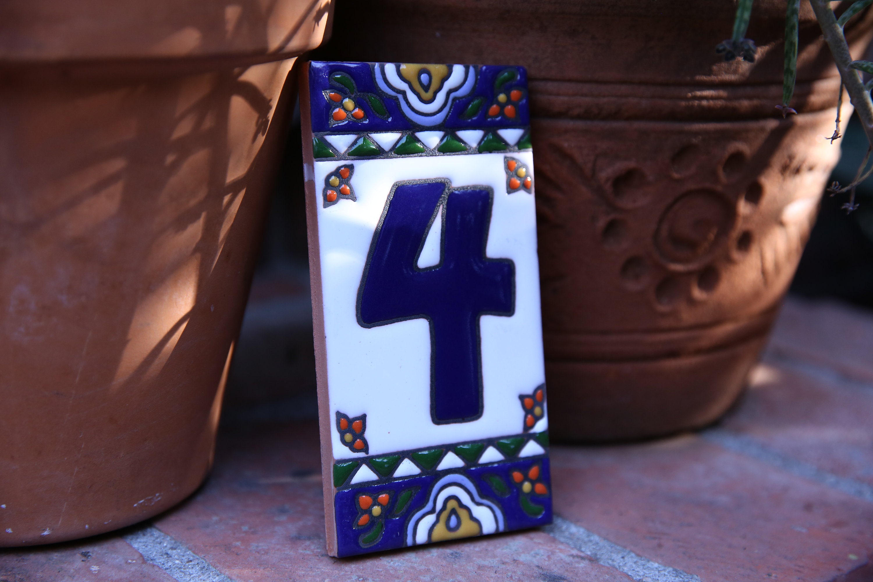 Talavera Mexican House Address Numbers - Etsy