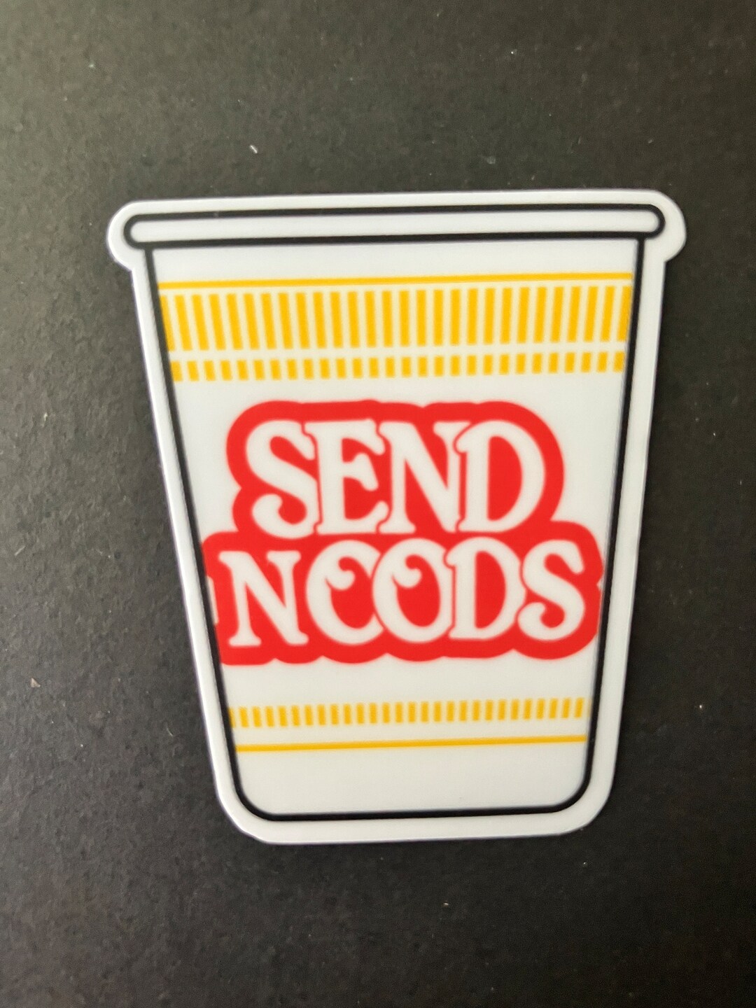 Send Noods - Funny Cup of Noodles Sticker - 1.75″ × 2″ - Etsy