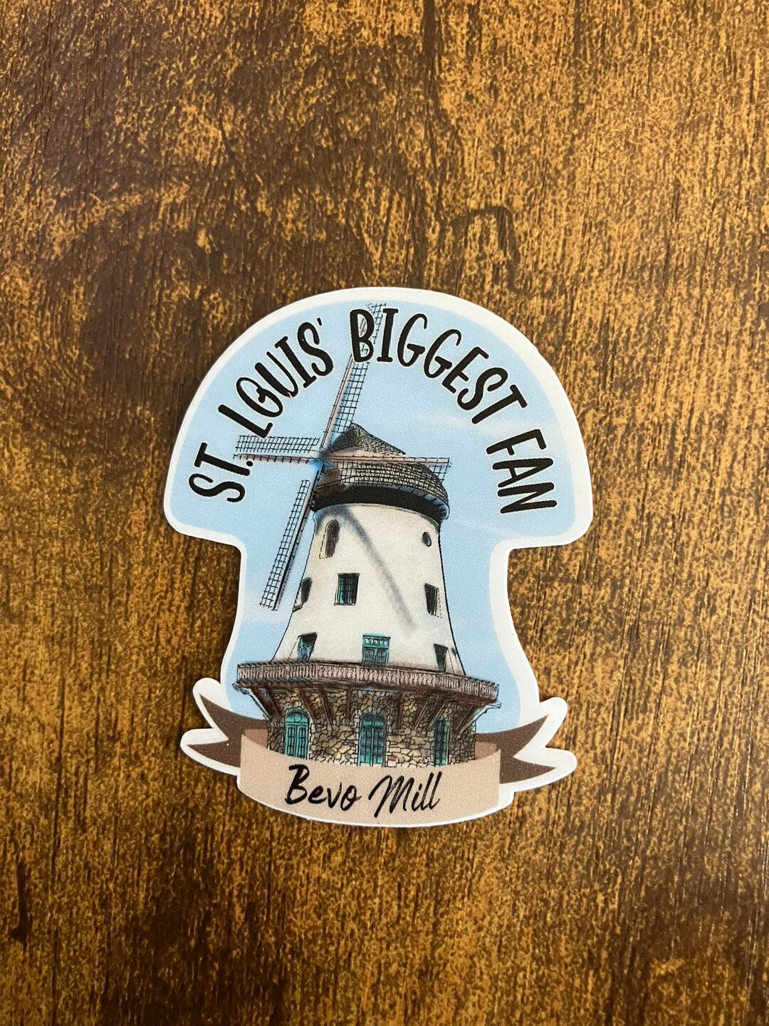 St. Louis Historic Beevo Mill Matte Sticker 2.5" X 2" St. Louis ...