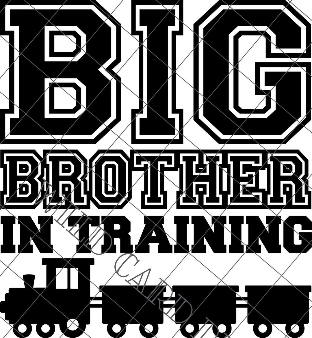 Big Brother in Training SVG - Etsy