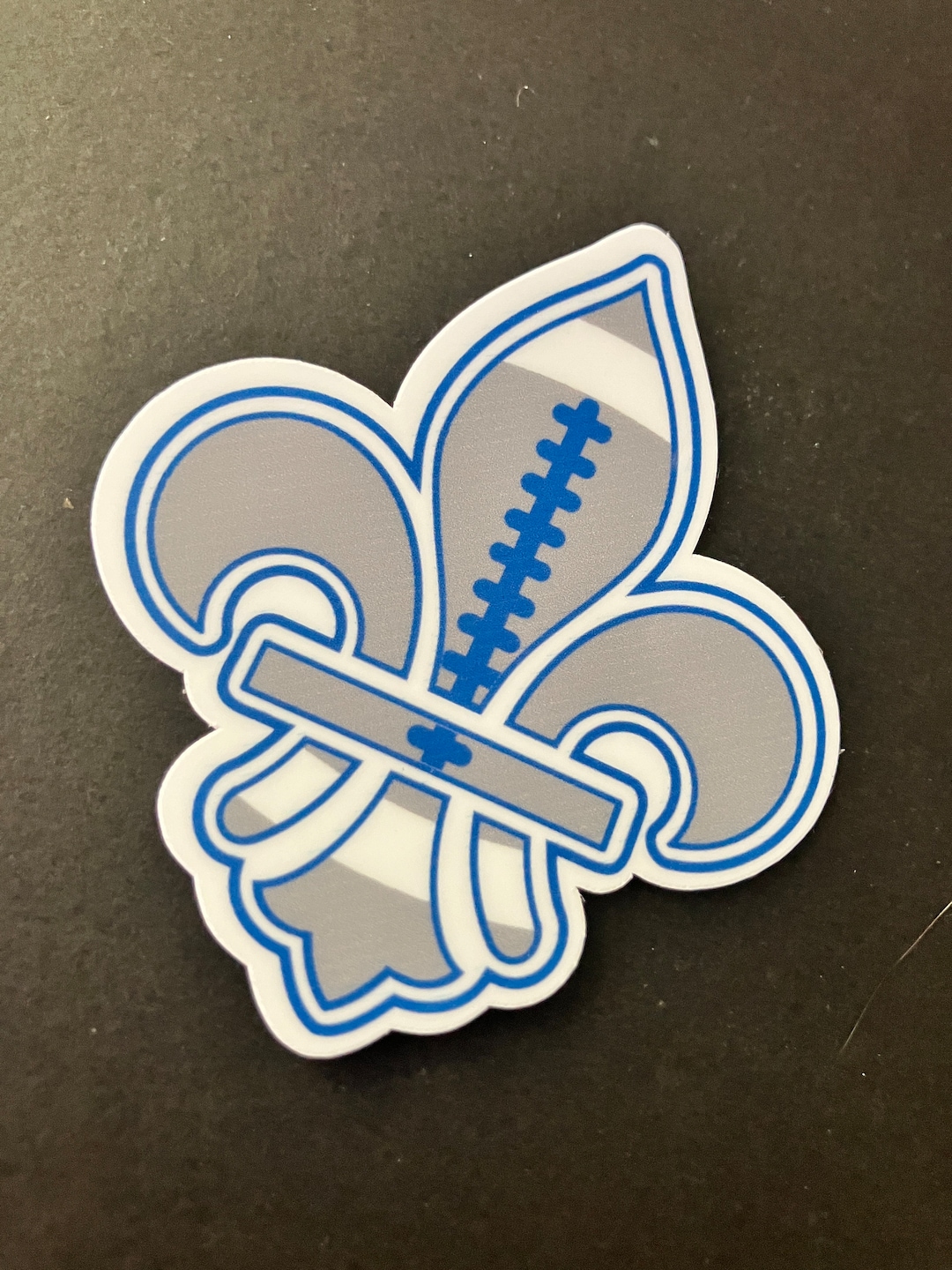 Football Fleur De Lis Sticker | St. Louis Battlehawks Colors ...