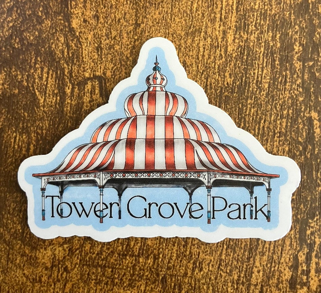 Tower Grove Park Sticker, 2.75" X 2" Matte Finish - Etsy