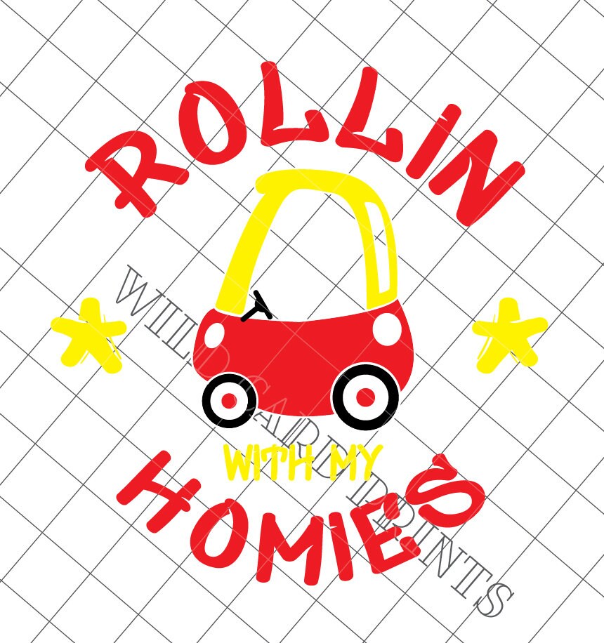 Rollin' With My Homies SVG - Etsy