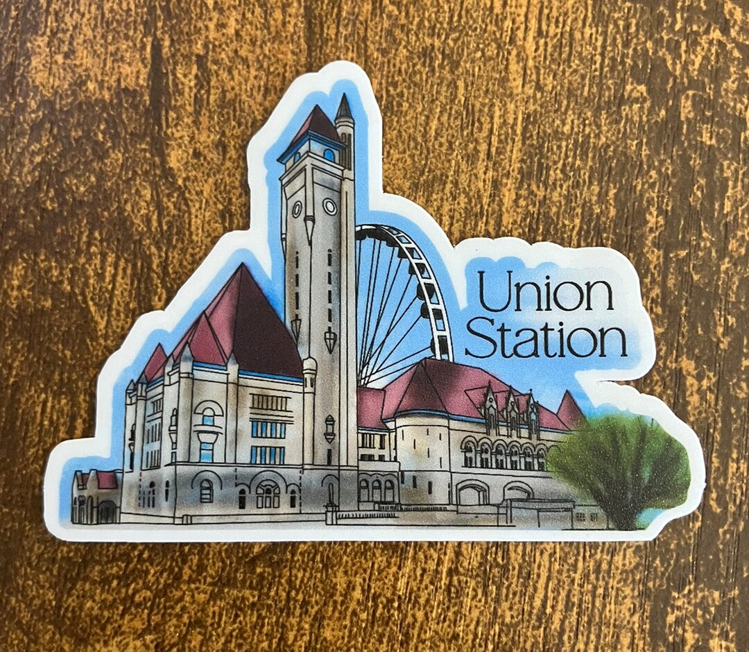 St. Louis Union Station Sticker - 3" X 2" Matte Vinyl Sticker - Etsy