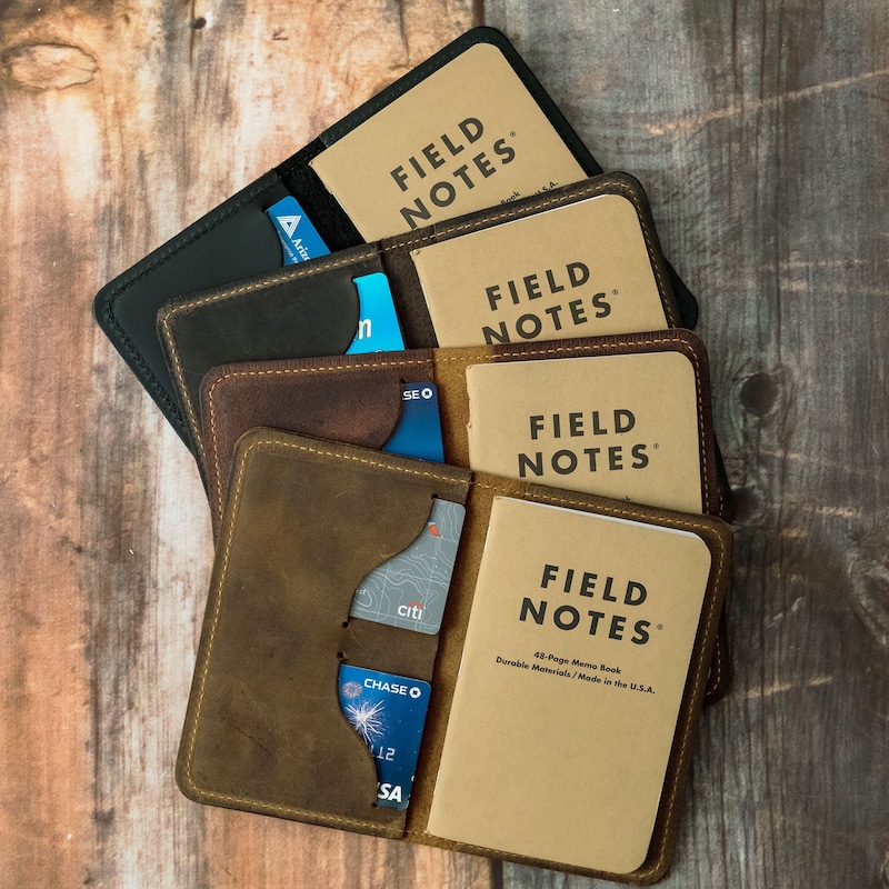 Leather Field Notes - Etsy