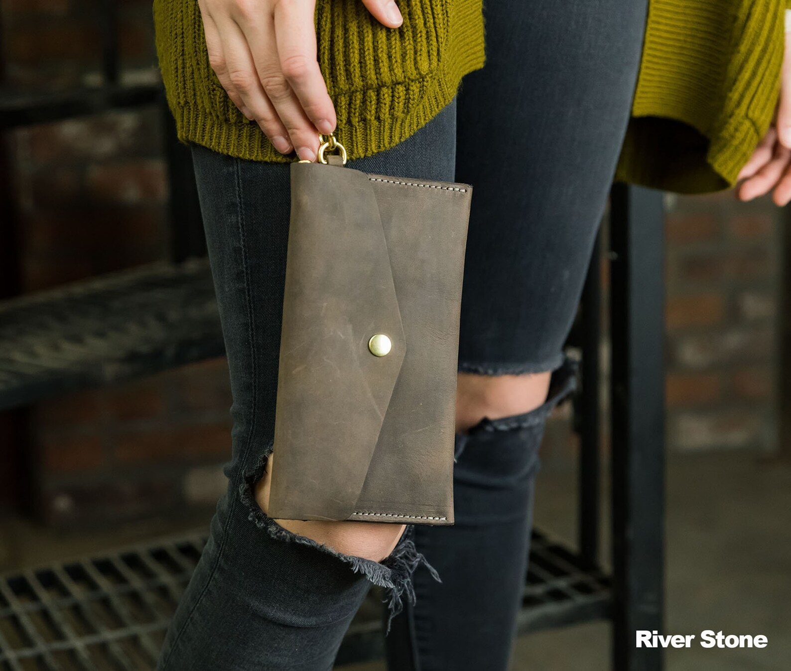 Brown Women's Leather Wallet Leather Clutch Leather Wallet - Etsy