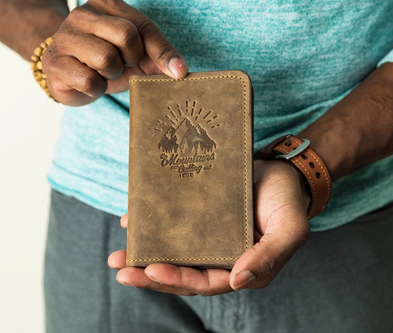 Personalized Leather Field Notes Wallet Field Notes Cover | Etsy