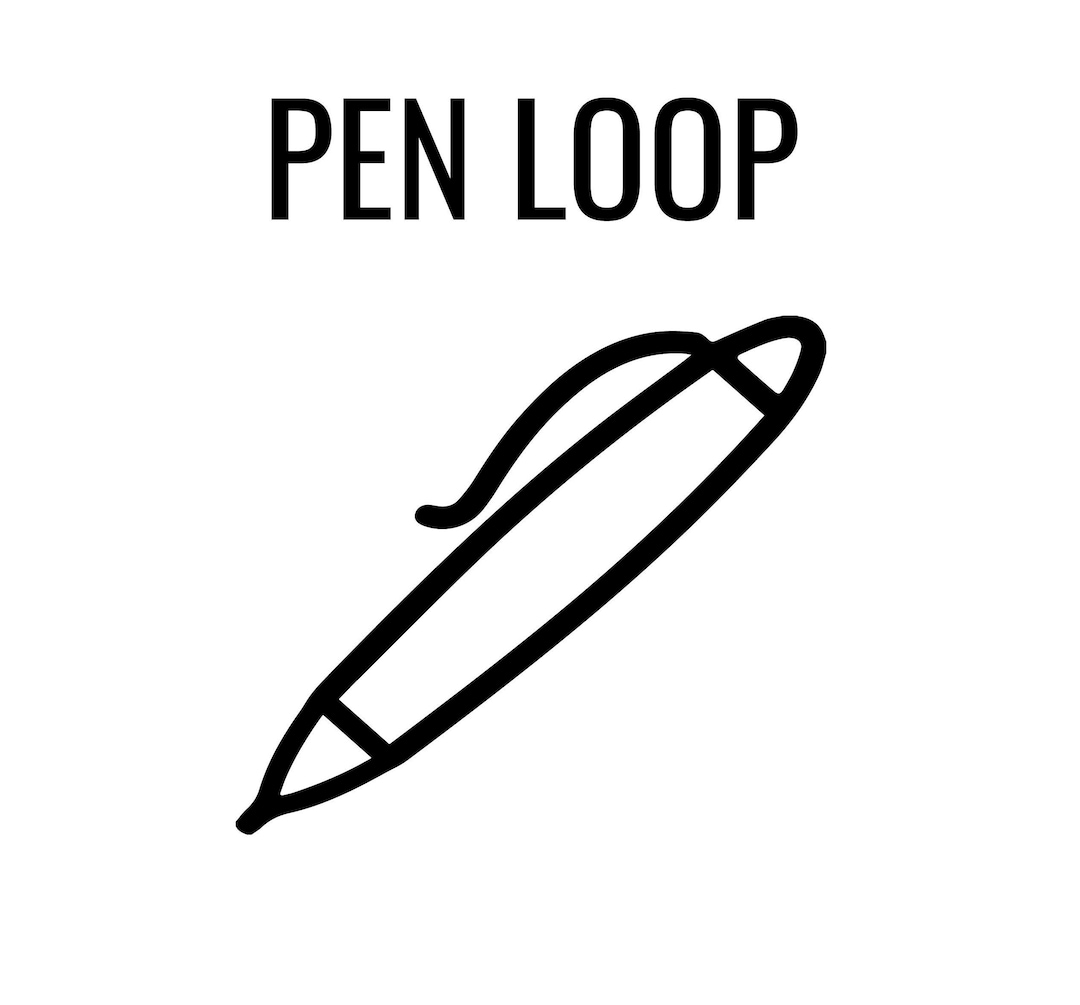 Pen Loop Add-on for Journal - Etsy