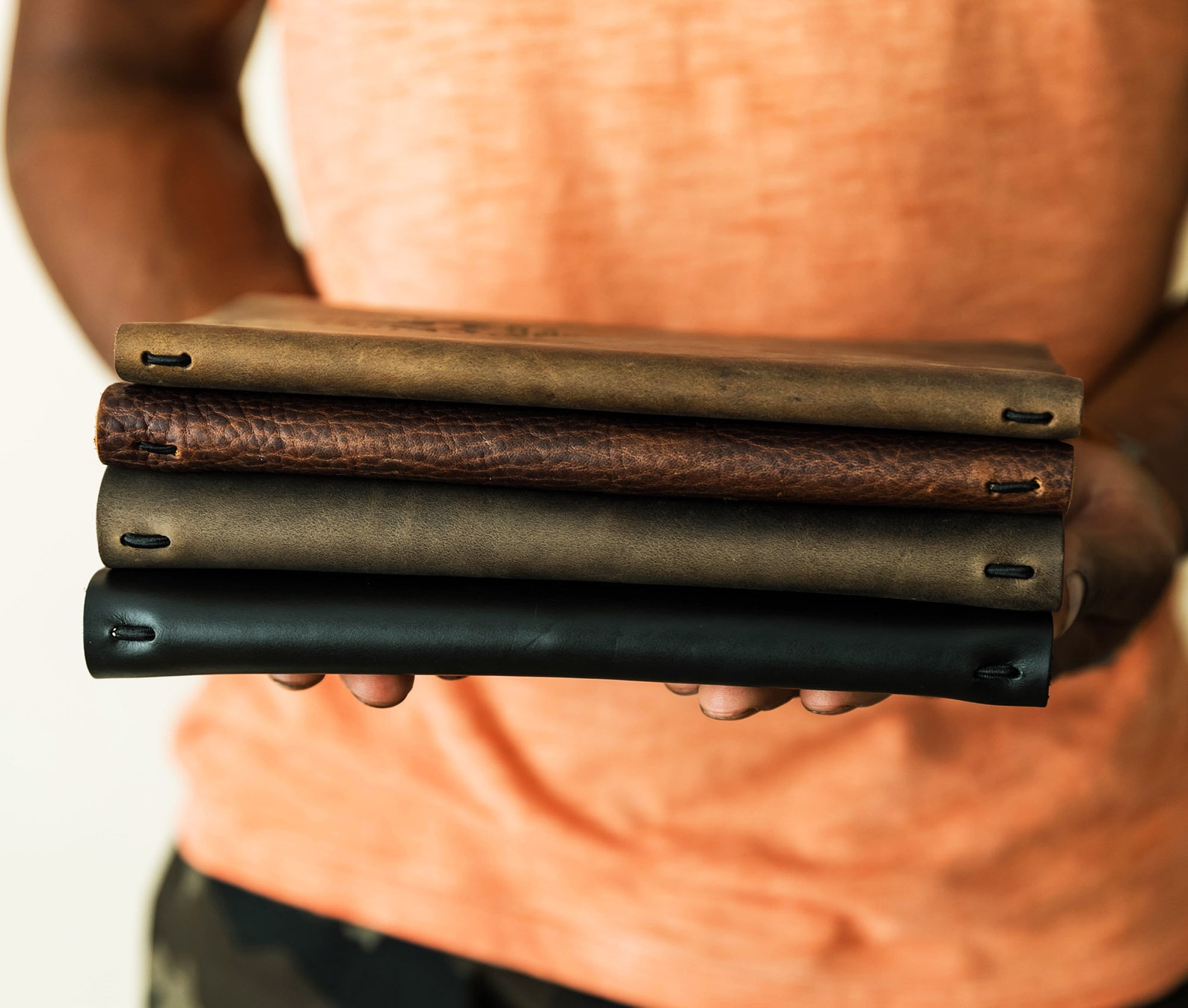 Large Leather Journal A5 Personalized, Refillable 6x8 A5 Leather ...