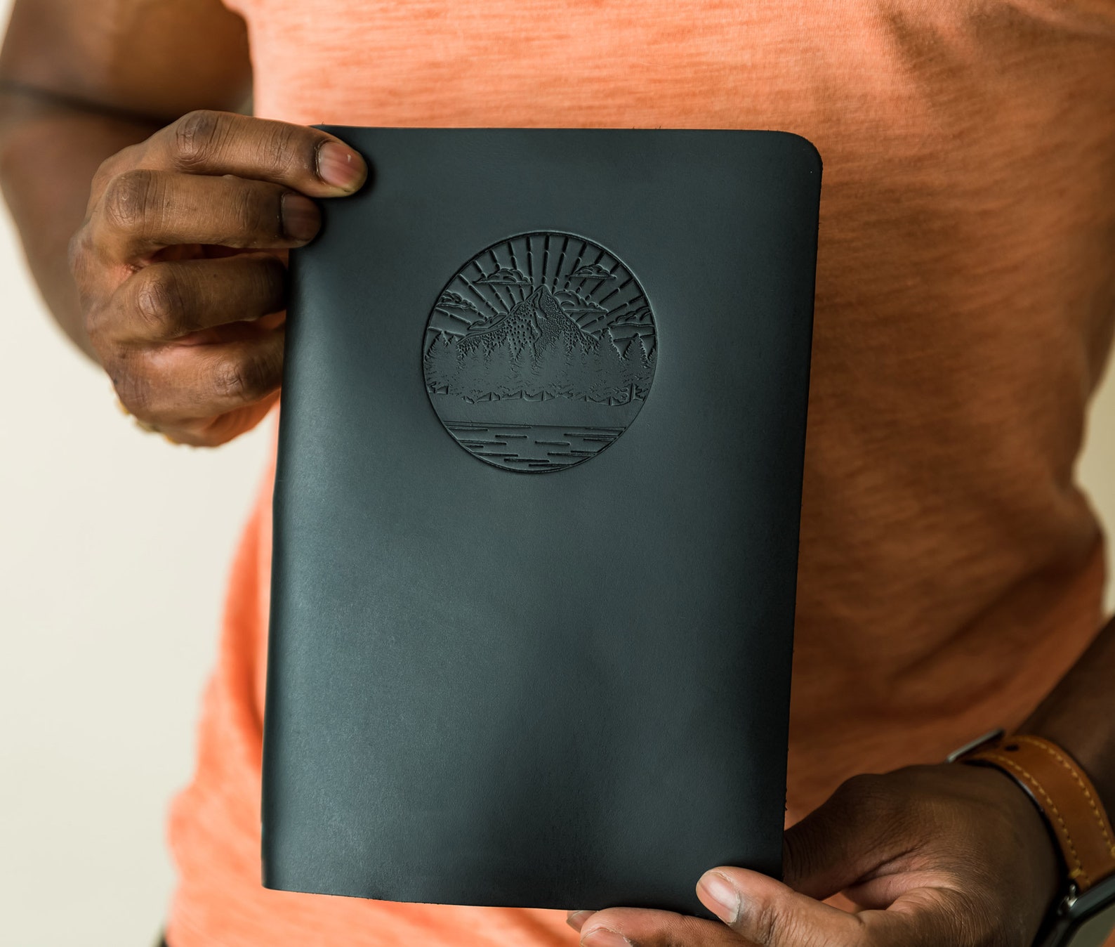 Large Leather Journal A5 Personalized, Refillable 6x8 A5 Leather ...