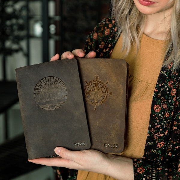 Personalized Leather Journal - Etsy