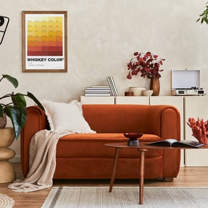 Whiskey Color Guide Print | Whiskey Color Chart | Whiskey Tasting ...