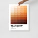 Tea Color Guide Print Tea Color Chart Tea Tasting Tea - Etsy