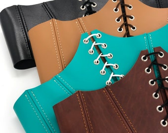 Leather Corset Top Personal Size Women Belt - Etsy