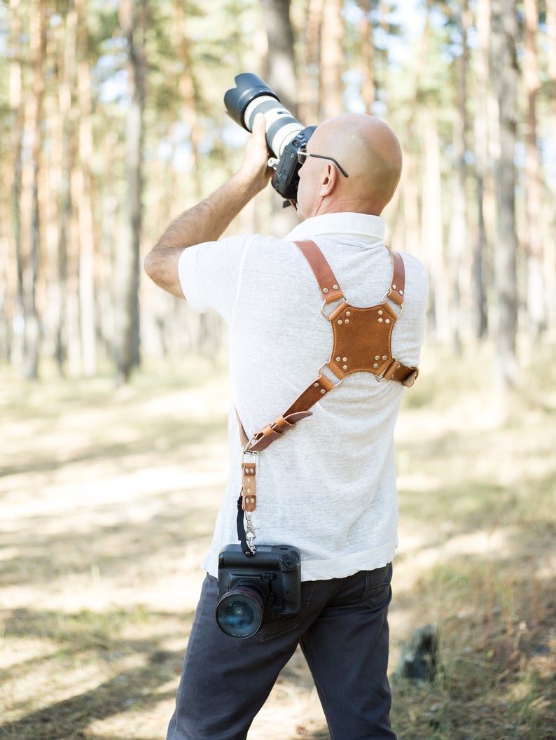 Dual Camera Strap Personalized Adjustable Harness for DSLR or | Etsy