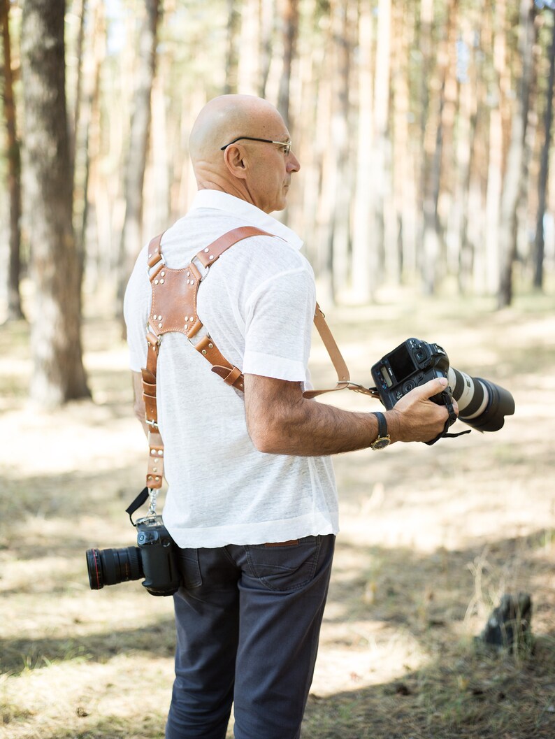 Dual Camera Strap Personalized Adjustable Harness for DSLR or | Etsy