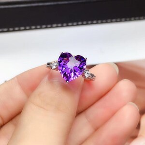 Natural Citrine Amethyst Heart Shape Firework Cut Gemstones - Etsy