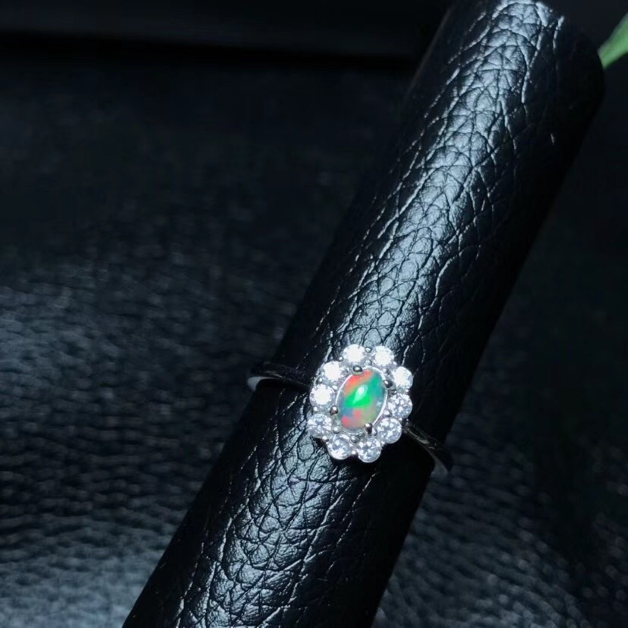 Natural Australian Fire Opal Engagement Ring for Women Genuine - Etsy