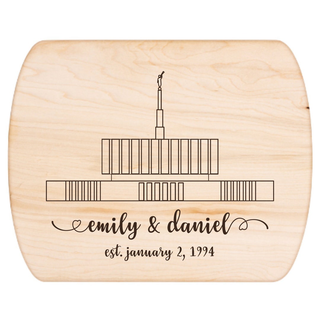 LDS Wedding Gift, Personalized Wood Plaque, Lds Gift, LDS Anniversary ...