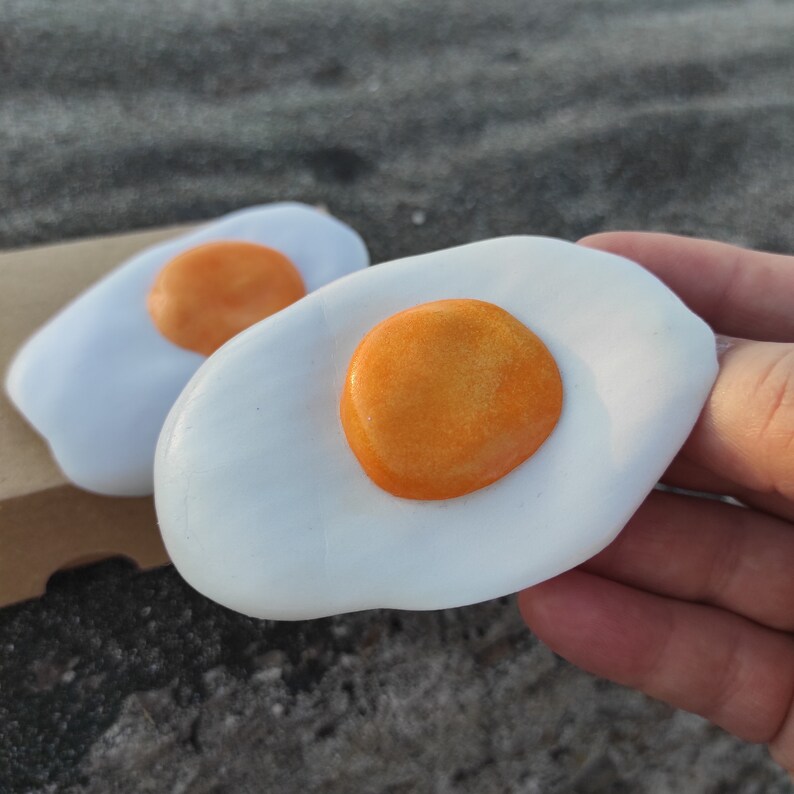 Sunny Side up Chef Hair Accessories, Cute Hair Clip Fried Eggs, Yes ...