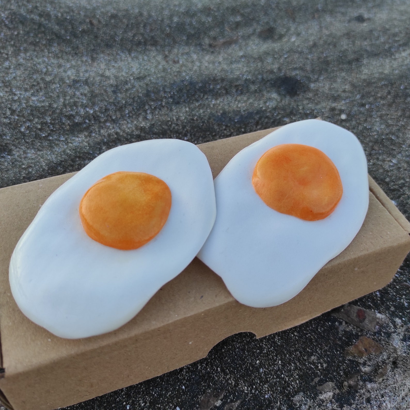 Sunny Side up Chef Hair Accessories, Cute Hair Clip Fried Eggs, Yes ...