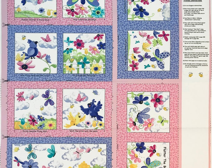 Cloth Book Panel, Soft Book Panel, Flutter the Butterfly Storybook ...