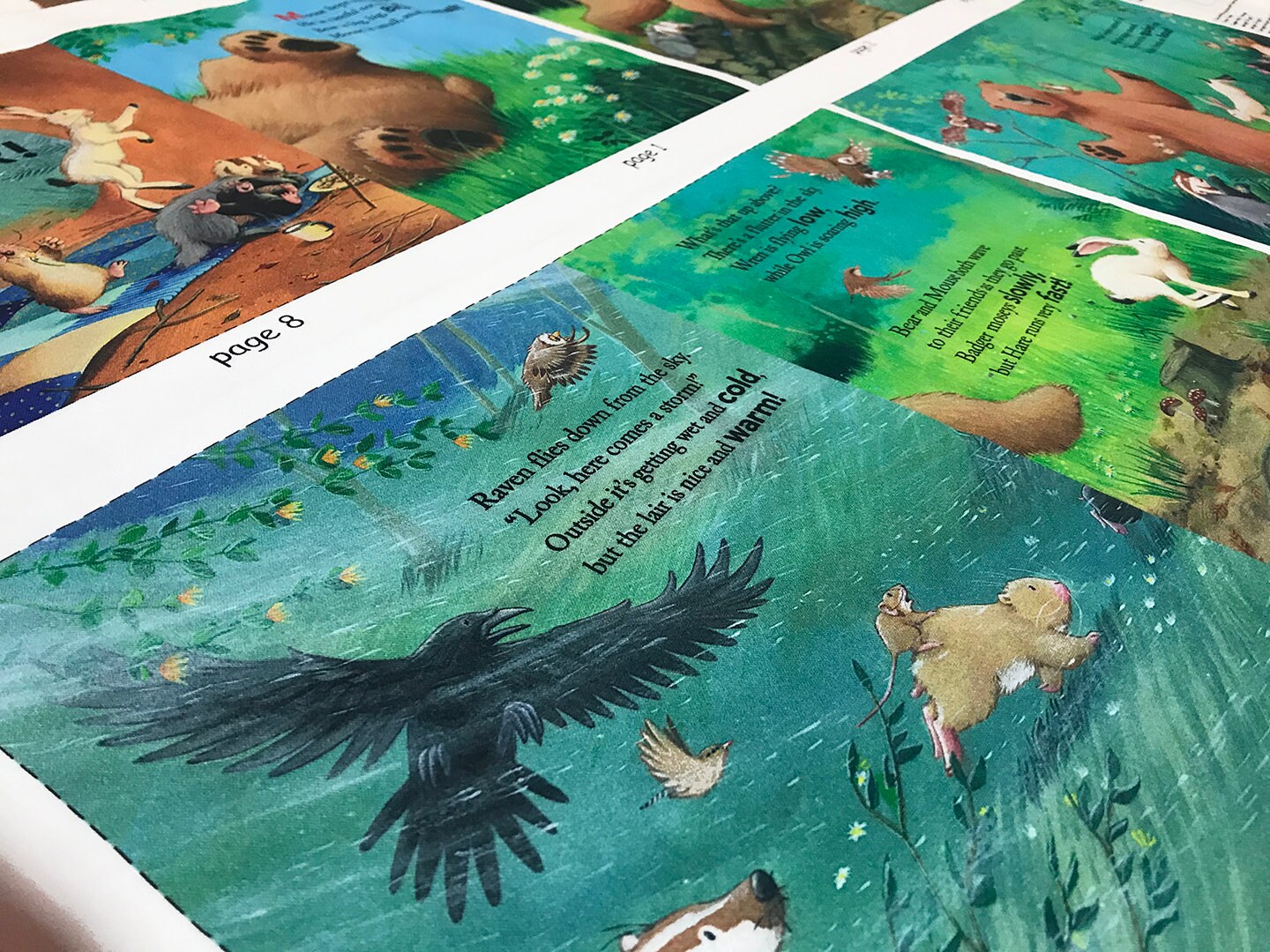 Cloth Book Panel Soft Book Panel Big Bear Small Mouse - Etsy